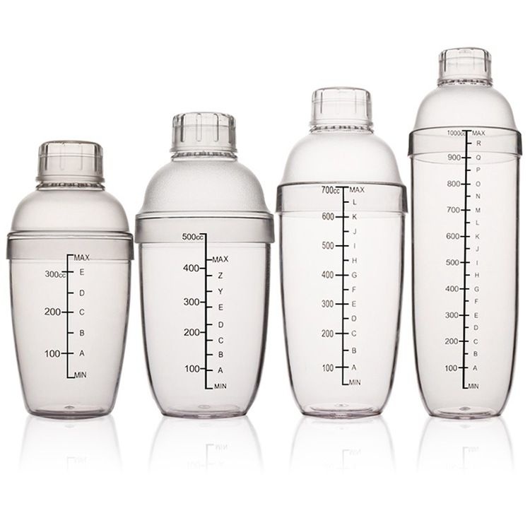 Jual Shaker Plastik - Shaker Acrylic Cocktail Ala Cafe - Botol Pengocok ...