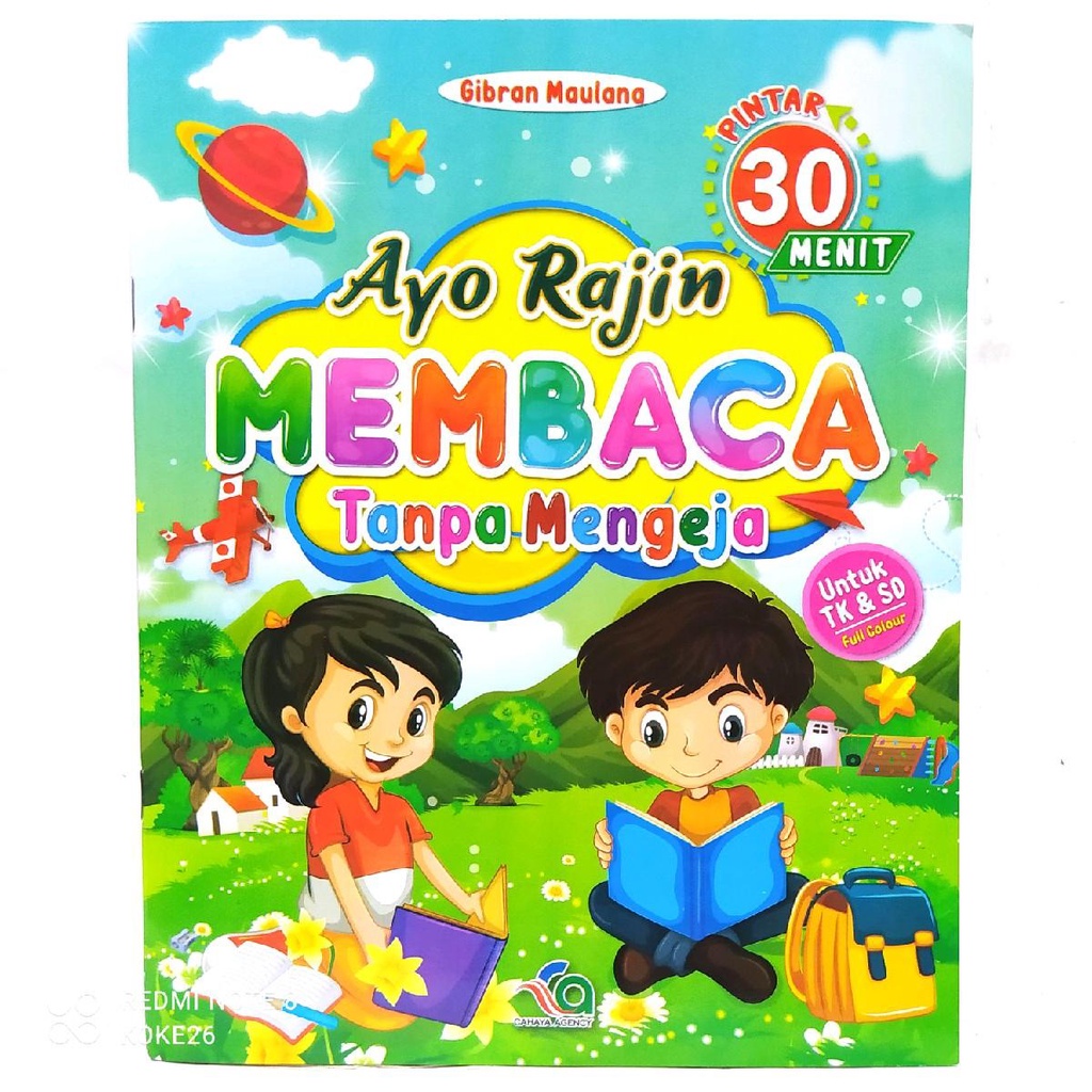 Jual 30 MENIT PINTAR AYO RAJIN MEMBACA TANPA MENGEJA UNTUK TK DAN SD CA ...