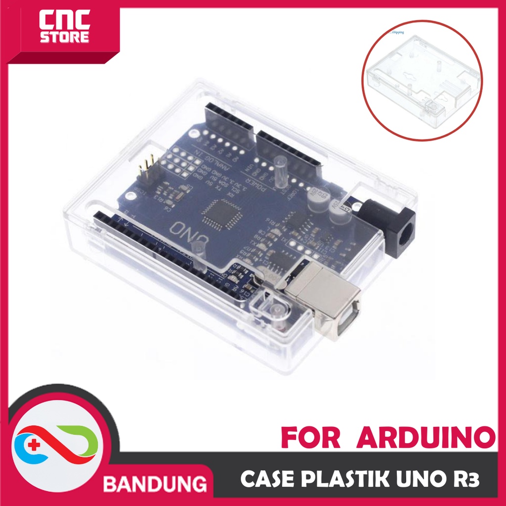 Jual CASE ARDUINO UNO R3 PLASTIK TRANSPARAN | Shopee Indonesia