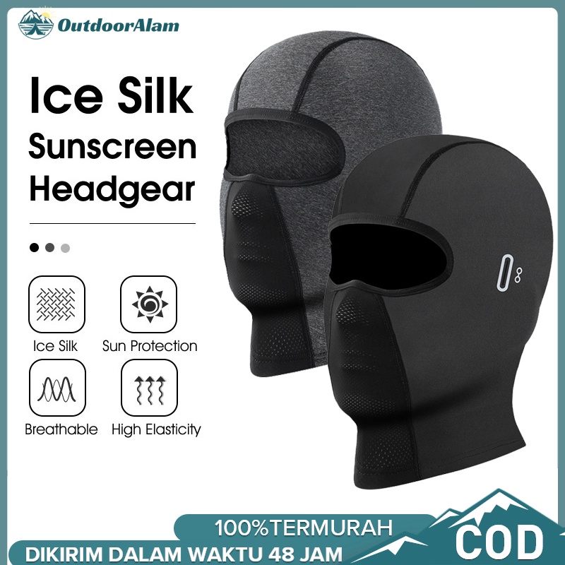 Jual Masker Balaclava Slayer Motor Sepeda Anti UV Face Mask Dengan ...