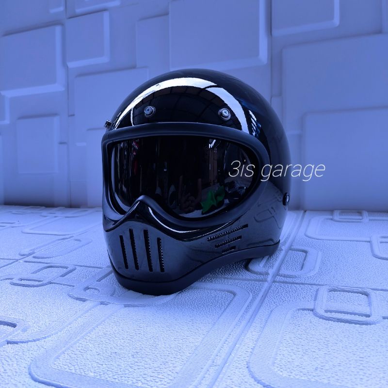 Jual HELM CUSTOM CLASSIC SIMPSON M30 CAKIL RETRO FULL FACE | Shopee ...