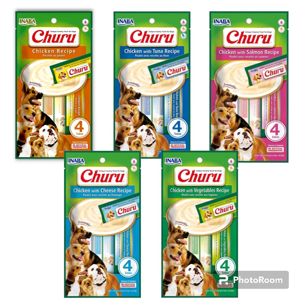 Jual Inaba Churu Dog Snack 14 GR x 4 Treats Anjing Liquid Topper Dry ...