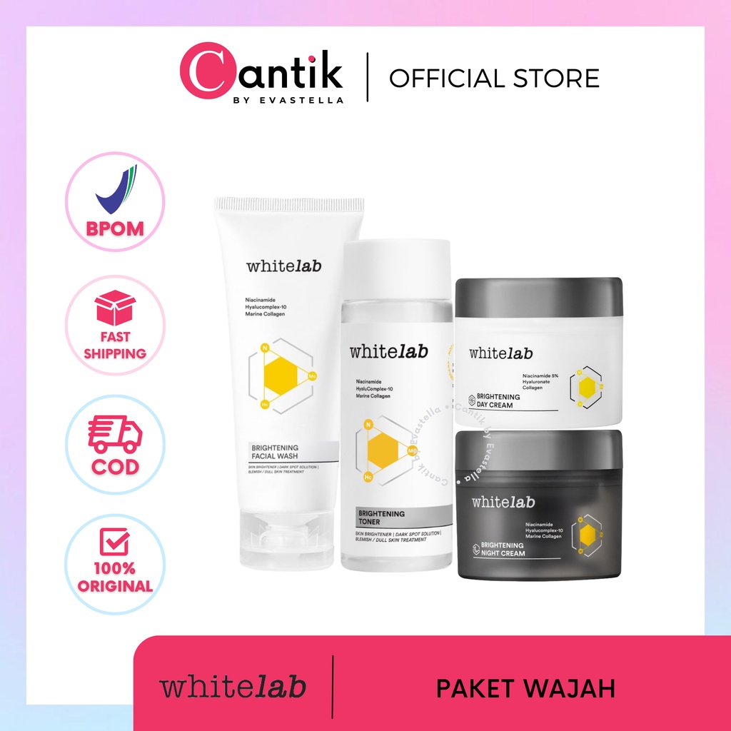 Jual WHITELAB PAKET LENGKAP (Brightening / Acne ) Original | Shopee ...