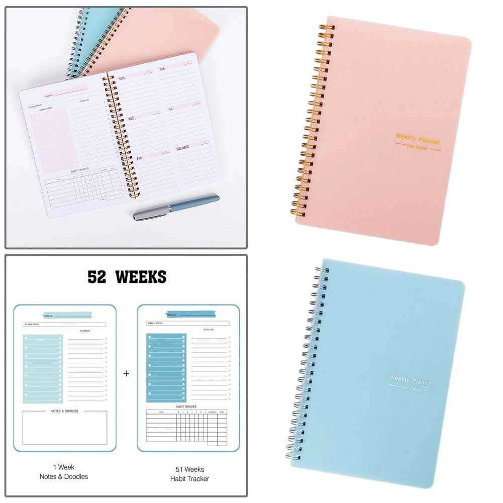 Jual Weekly Planner Book for 52 Weeks Buku Catatan Mingguan A5 planner ...