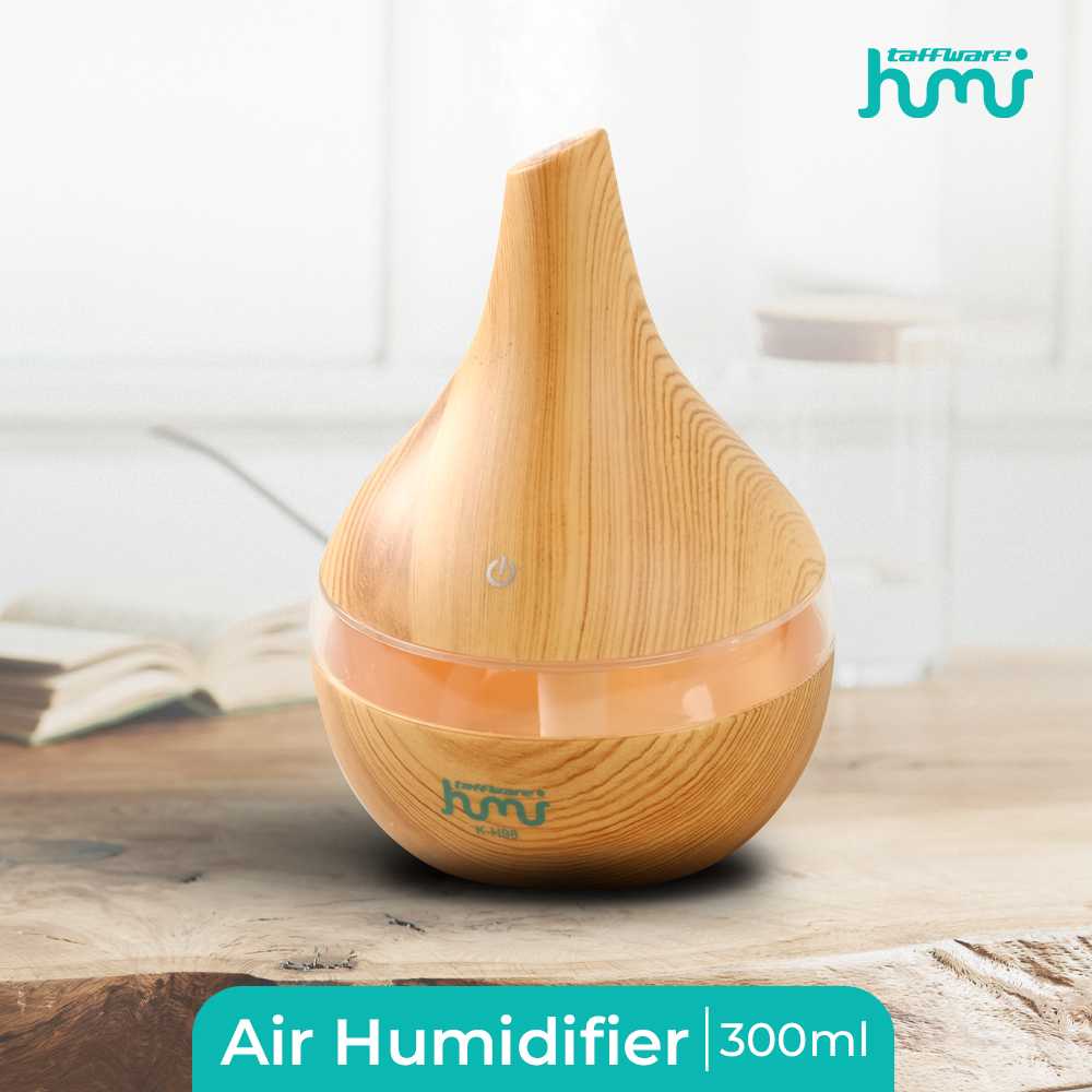 Jual Taffware HUMI Air Humidifier Ultrasonic Wood Grain 300ml - K-H98 ...