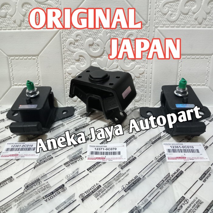 Jual Engine mounting set Innova Hilux Fortuner bensin manual MT ori ...