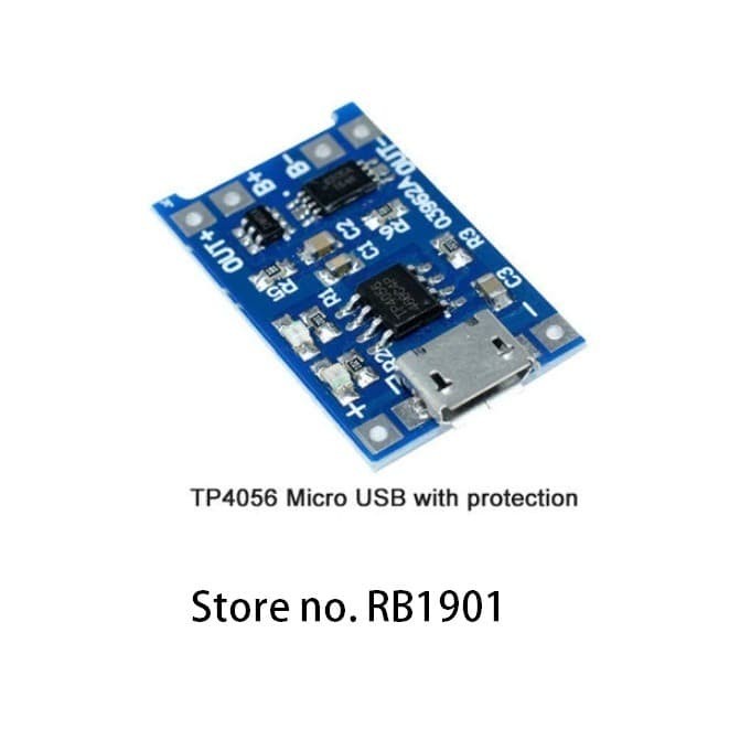 Jual TP4056A Lithium Baterai Cas 18650 Battery Charger Module ...