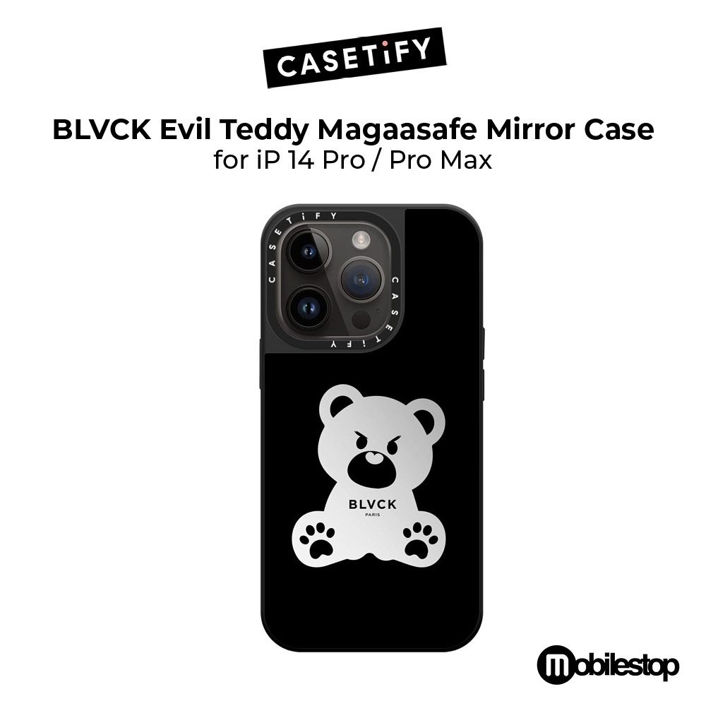 Jual Casetify MagaaSafe Mirror Case for iP 14 Pro/ 14 Pro Max - BLVCK Evil Teddy | Shopee Indonesia