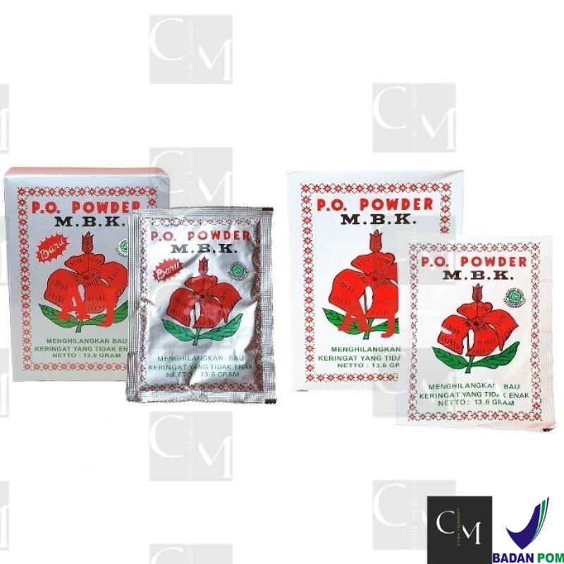 Jual MBK Powder Sachetan Silver/Putih - Deodorant Powder | Shopee Indonesia