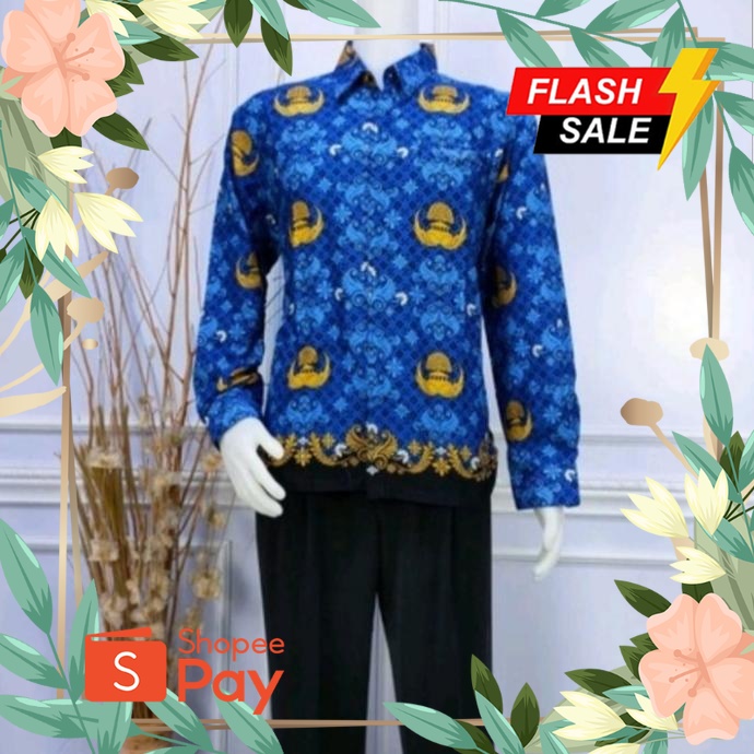 Jual SRAGAM HARI PAHLAWAN //Baju Kemeja Seragam Korpri Terbaru Wanita Dan Pria Katun Premium ...