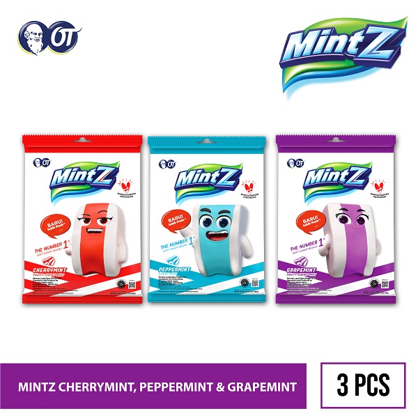 Jual Bundling Trio MintZ Peppermint, Cherrymint & Grapemint | Shopee ...