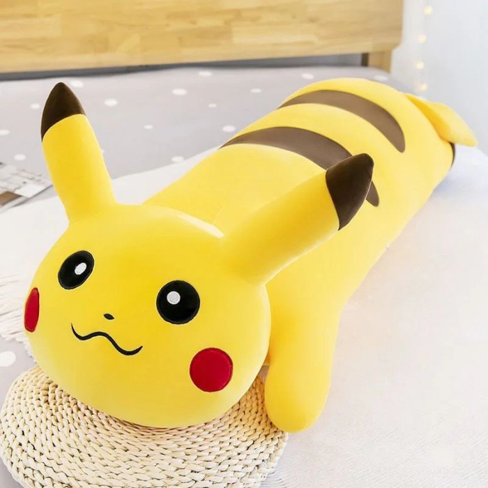 Jual promosi Boneka Pokemon Pikachu Bantal Guling Karakter Korea Bulu ...