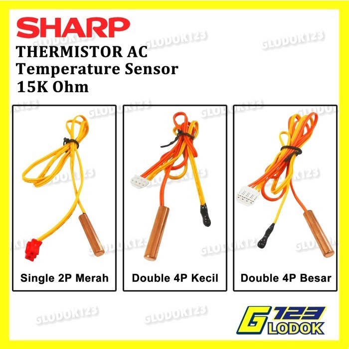 Jual Thermis Termis Thermistor Termistor Sensor Suhu AC Single Double ...