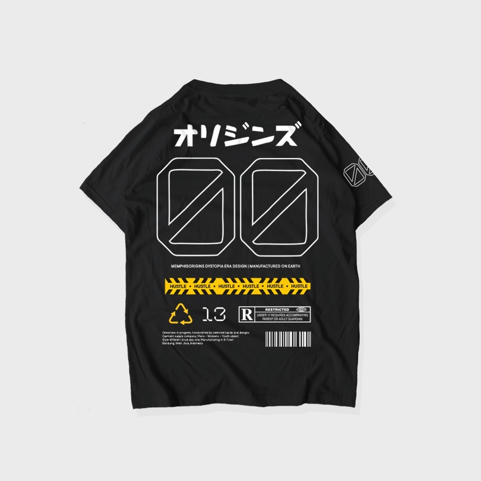 Jual TSHIRT - DYSTOPIA (BLACK) | Shopee Indonesia