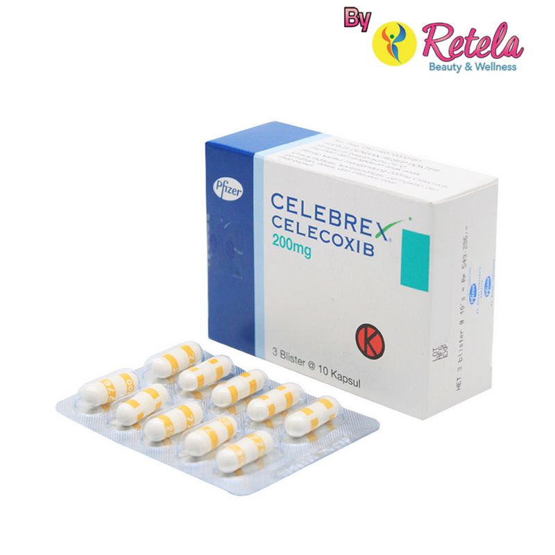 Jual CELEBREX 200MG 1 STRIP 10 TABLET Obat Sakit Gigi dan Anti Nyeri ...