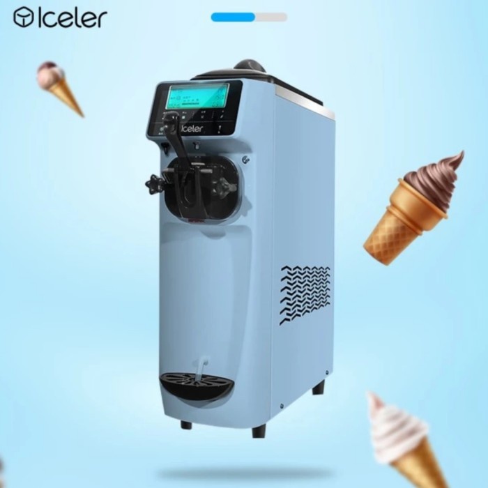 Jual Mesin Soft Ice Cream 1 Tuas Iceler Cream Maker Mini 6L 220V ...