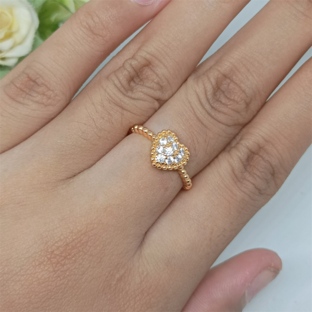 Jual Cincin Permata Xuping Lapis Emas 24K Perhiasan Cantik cinta Wanita ... Jual Cincin Permata Xuping Lapis Emas 24K Perhiasan Cantik cinta Wanita ...