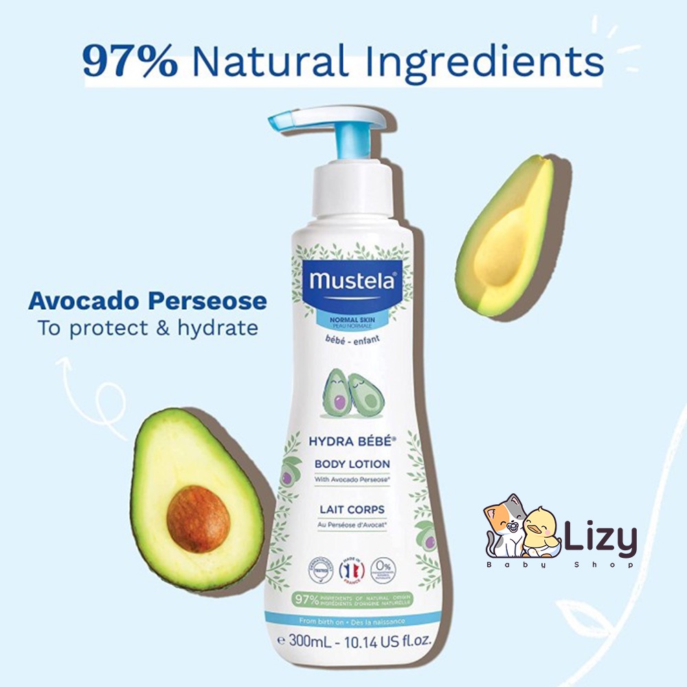 Jual Mustela Hydra Bebe Body Lotion 300 mL dan 500 mL | Shopee Indonesia
