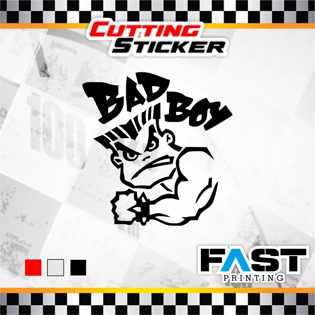 Jual CUTTING STICKER LOGO BAD BOY l STIKER MOBIL MOTOR KEREN | Shopee ...
