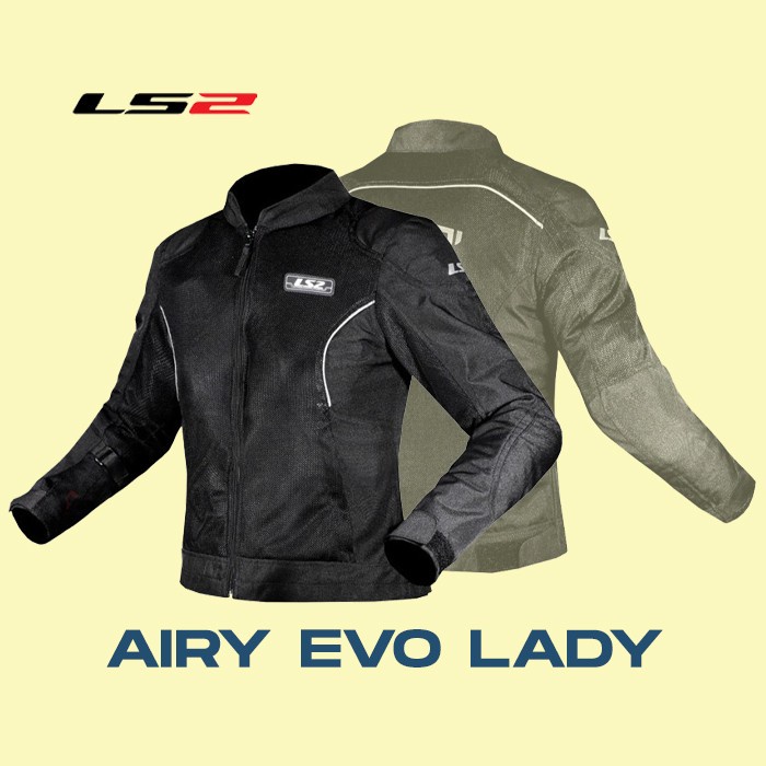 Jual LS2 Jaket Motor Wanita LS2 Airy Evo Lady Jacket Mesh - S -TERMURAH | Shopee Indonesia