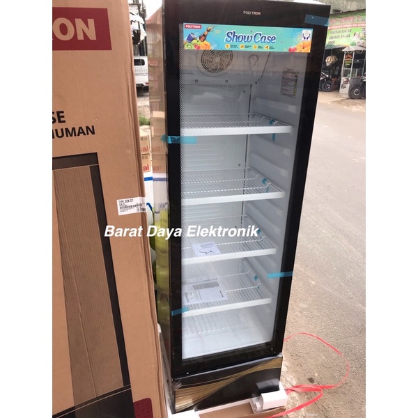 Jual SHOWCASE POLYTRON 280 LITER SCN-238X NO FROST LEMARI PENDINGIN ...