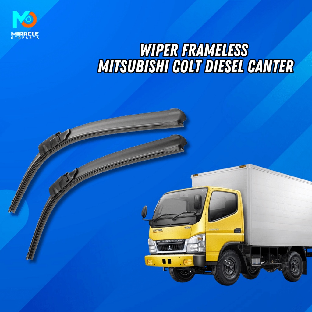 Jual Wiper Frameless Mitsubishi Truk Colt Diesel Canter Sepasang 2 PCS ...
