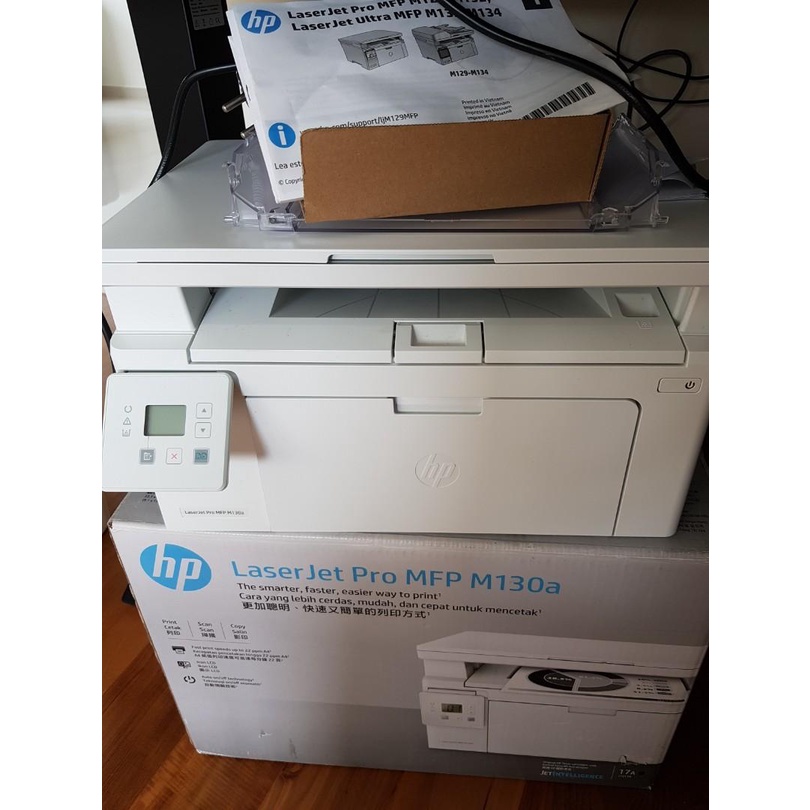 Jual printer hp laserjet m130a printer fotocopy mini - printer hitam ...