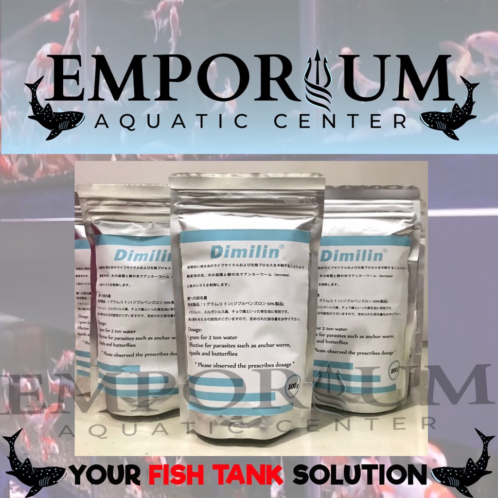 Jual Dimilin 100Gr Obat Kutu Bakteri Dan Parasit Pada Ikan Hias ...