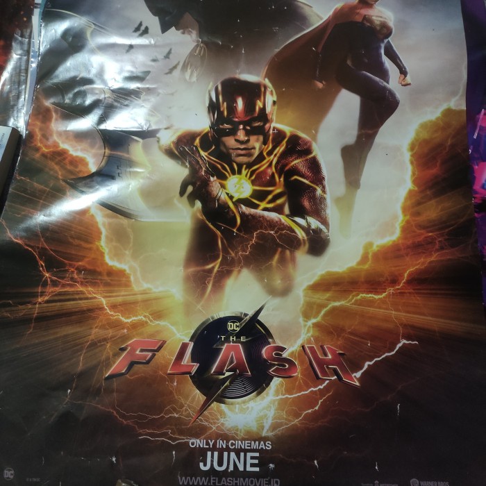 Jual Original Poster Bioskop The Flash Official One Sheet | Shopee ...