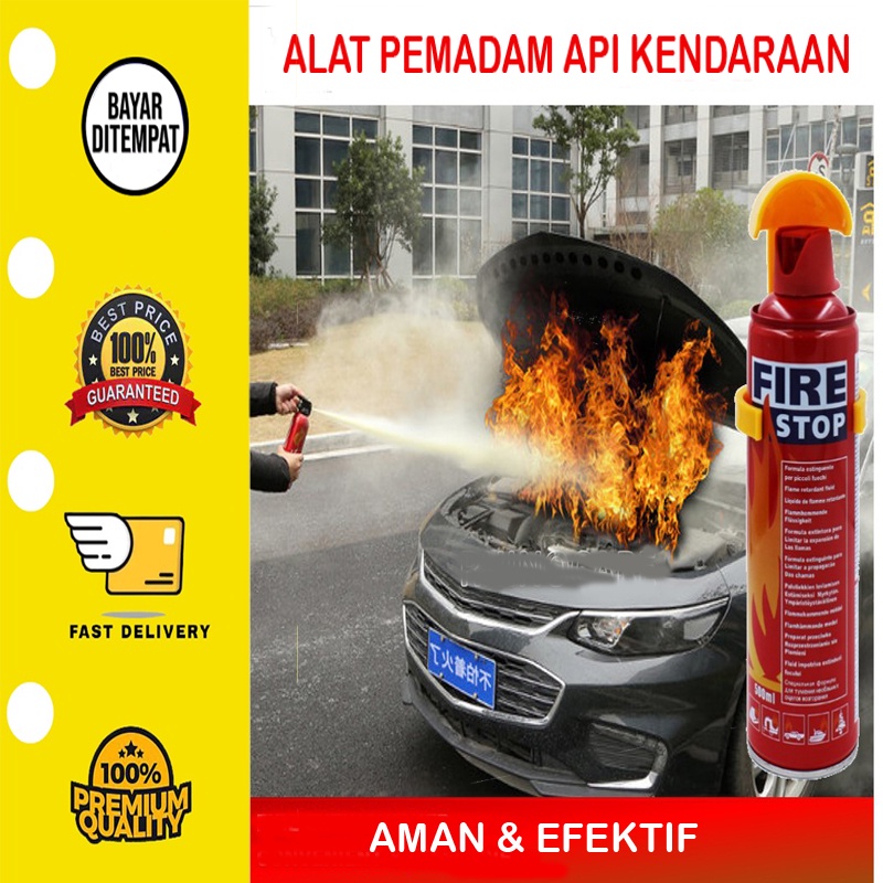 Jual 500ml Alat Pemadam Api Busa Mini Mobil Rumah Kantor Aman Efektif ...