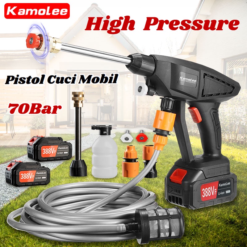Jual Kamolee 70Bar 388Vf Jet Cleaner Cordless Multipurpose Jet Cleaner ...