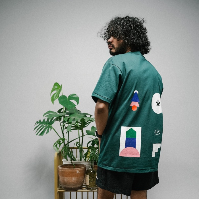 Jual UNKL347 Kaos Pria Lengan Pendek Dark Green Minimalis HC TAMN ...