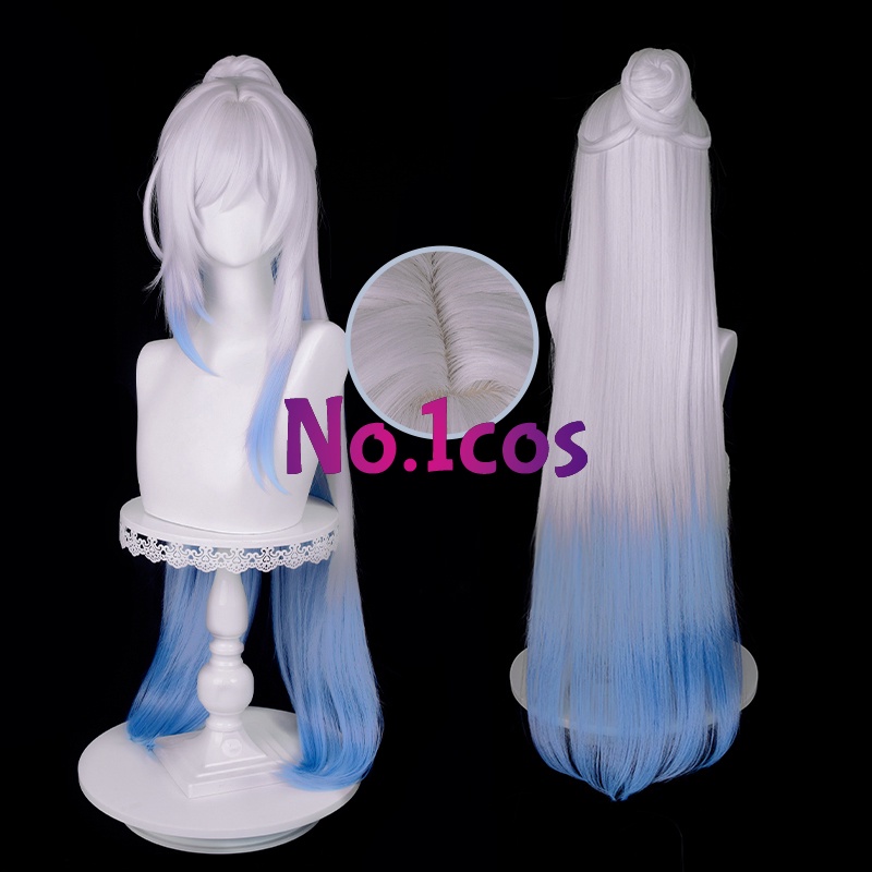 Jual Wig Jingliu Hsr Honkai star Rail Jing Liu Cosplay 96cm Wig ...