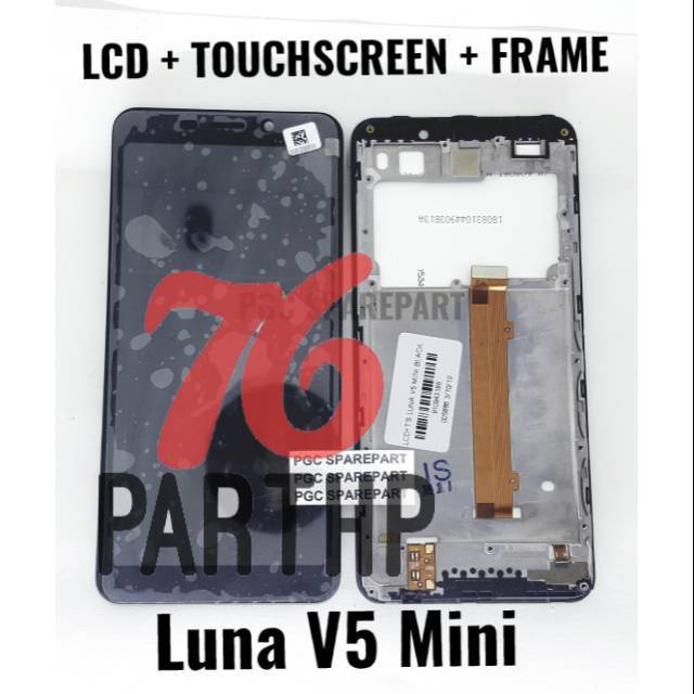 Jual NEW ORI LCD Touchscreen Fullset plus Frame Luna V5 Mini | Shopee ...