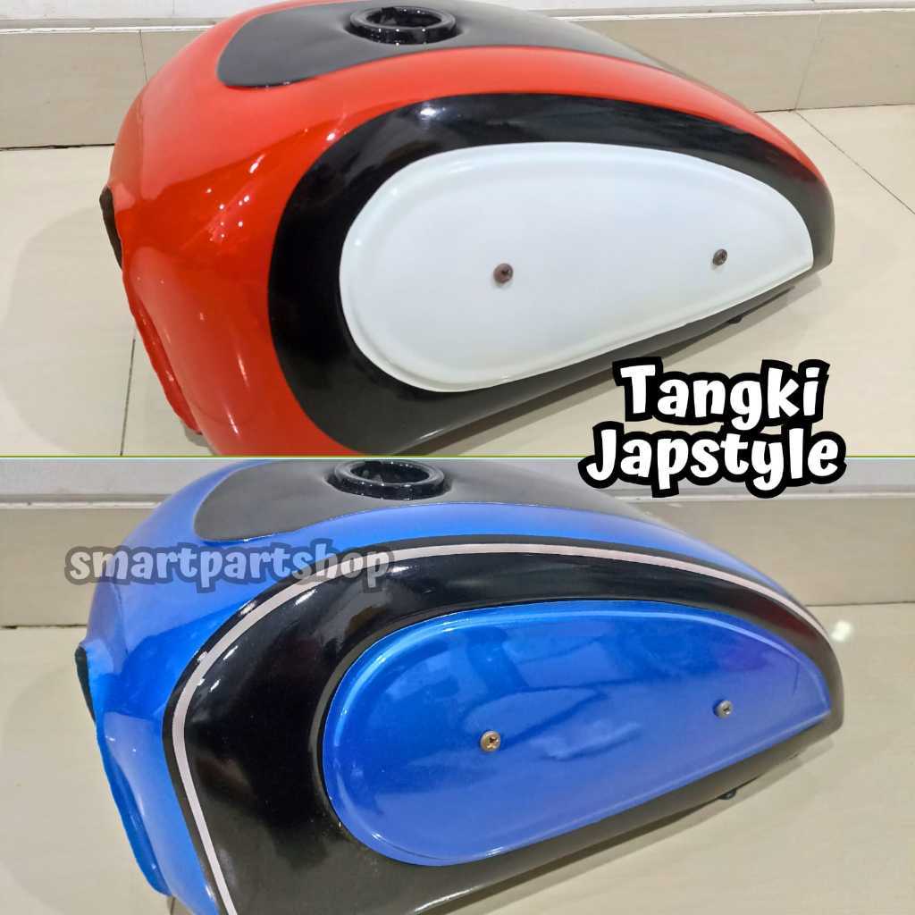 Jual TANGKI CAT CUSTOM JAPSTYLE CAFERACER BOBBER SCRAMBLE MODEL TRIUMPH ...