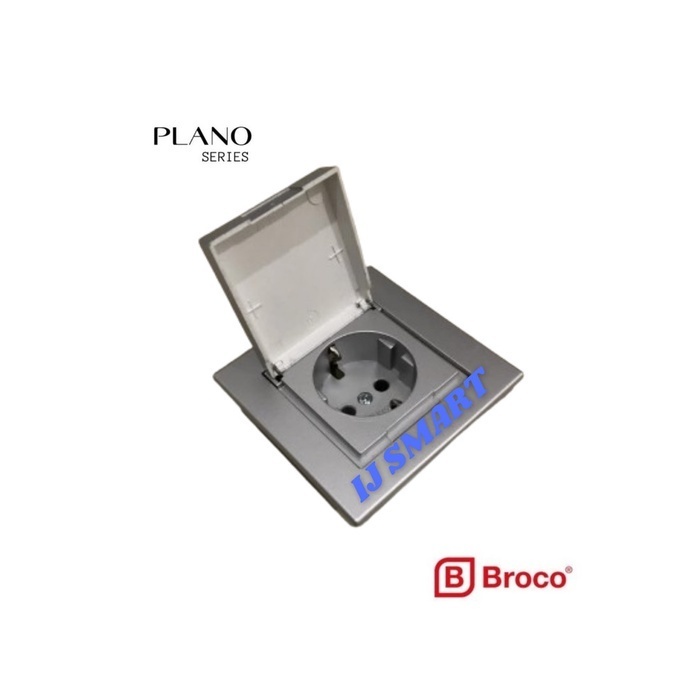 Jual Stop Kontak Tutup Broco Plano E152-99 - Silver | Shopee Indonesia