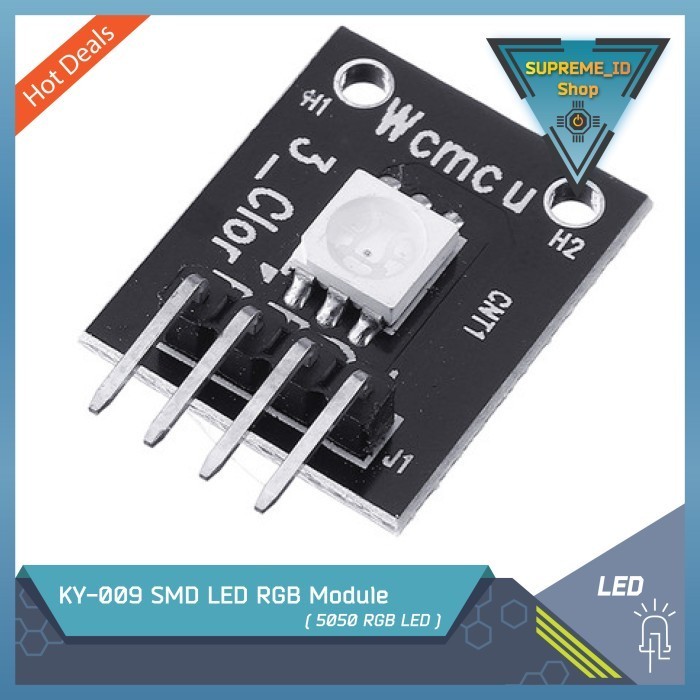 Jual KY009 KY-009 High Quality SMD RGB 5050 LED Module | Arduino ...