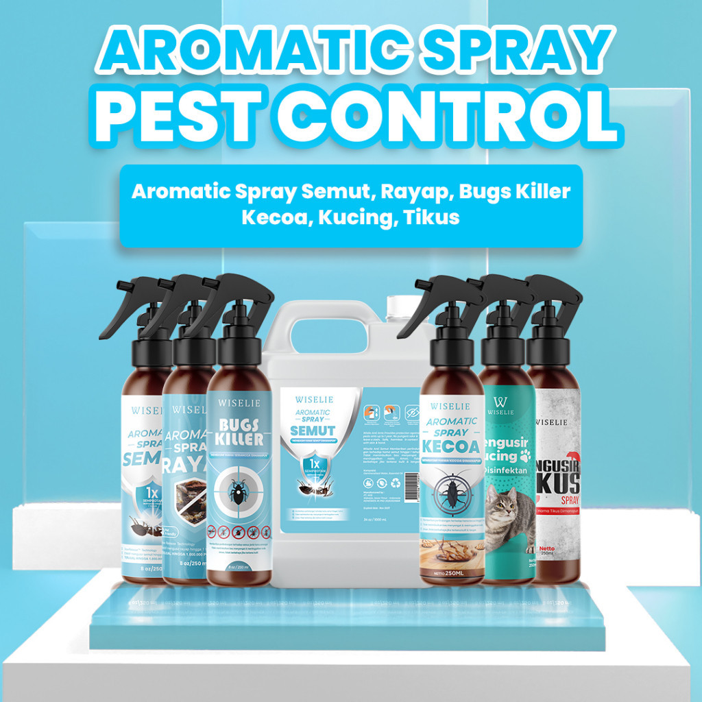 Jual Wiselie Aromatic Spray 250ML Pest Control Semprotan Pembunuh Hama ...