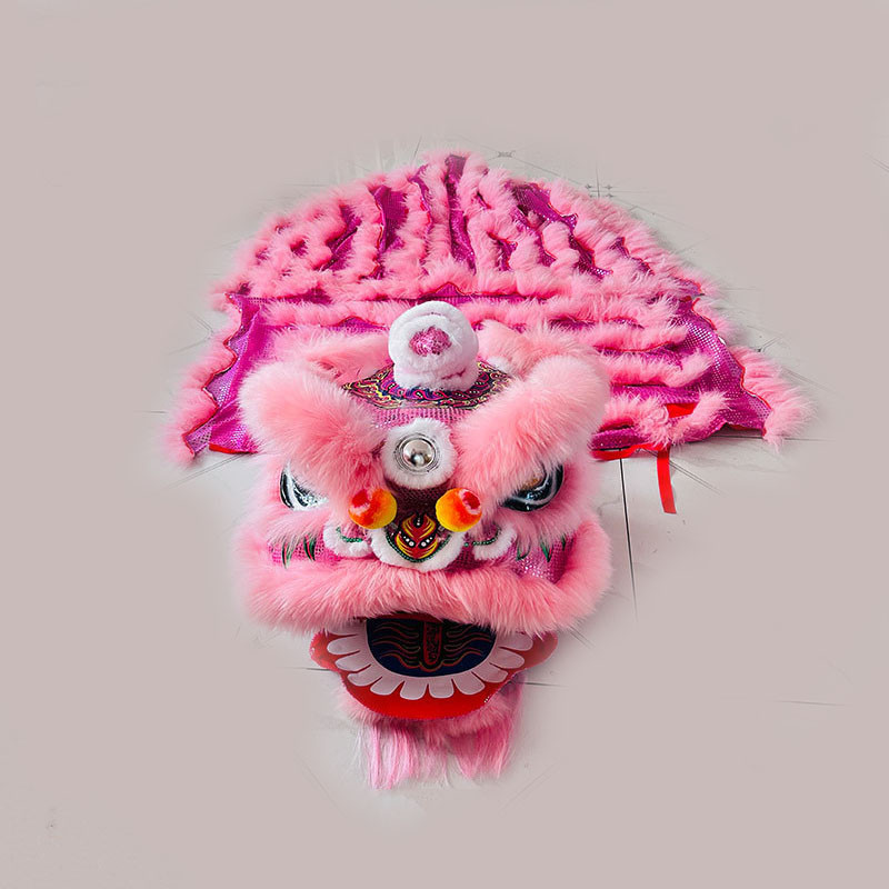 Jual Lion Dance Adult Lion Head Lion Body Fiberglass Pure Wool Spring ...