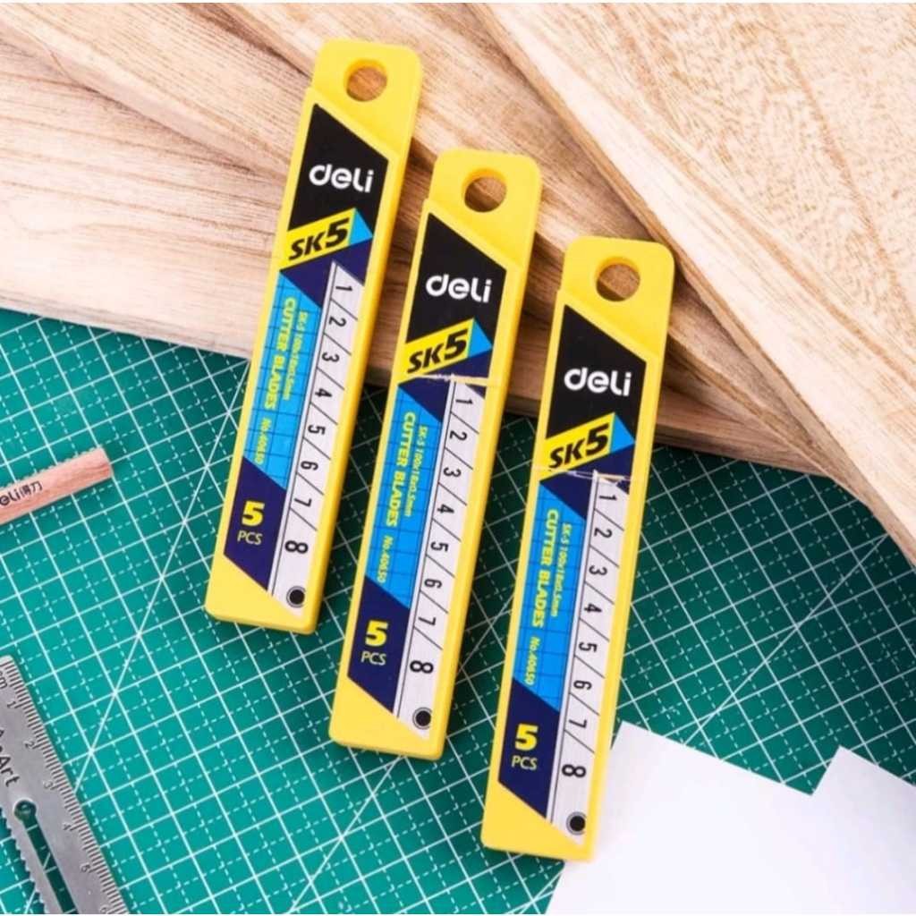 Jual DELI ISI CUTTER BESAR ANTI KARAT W40650 | Shopee Indonesia