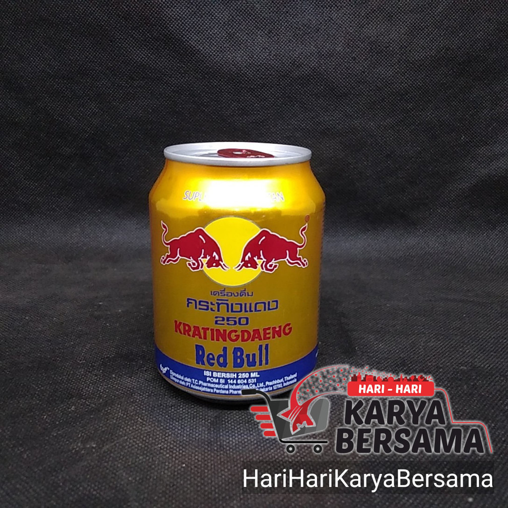 Jual MINUMAN ENERGI KRATINGDAENG REDBULL CAN 250ML | Shopee Indonesia
