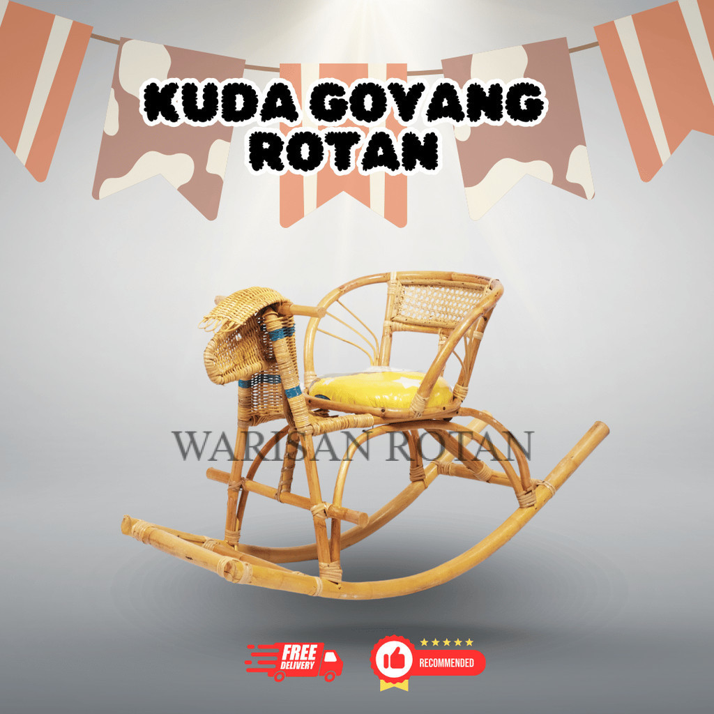 Jual Mainan Kuda Goyang / Mainan Anak Kecil Kuda Rotan Alami Full ...