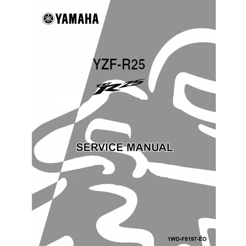 Jual Manual Book Service Yamaha YZF R-25 2015 (Textbook English ...