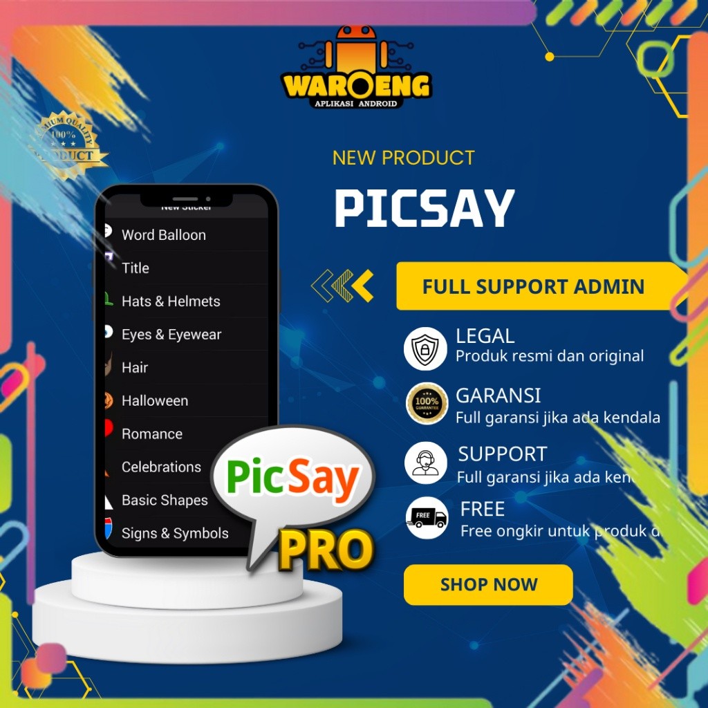 Jual Beli 1 Gratis 1 PicSay Pro Premium No Trial Full Version Lifetime ...