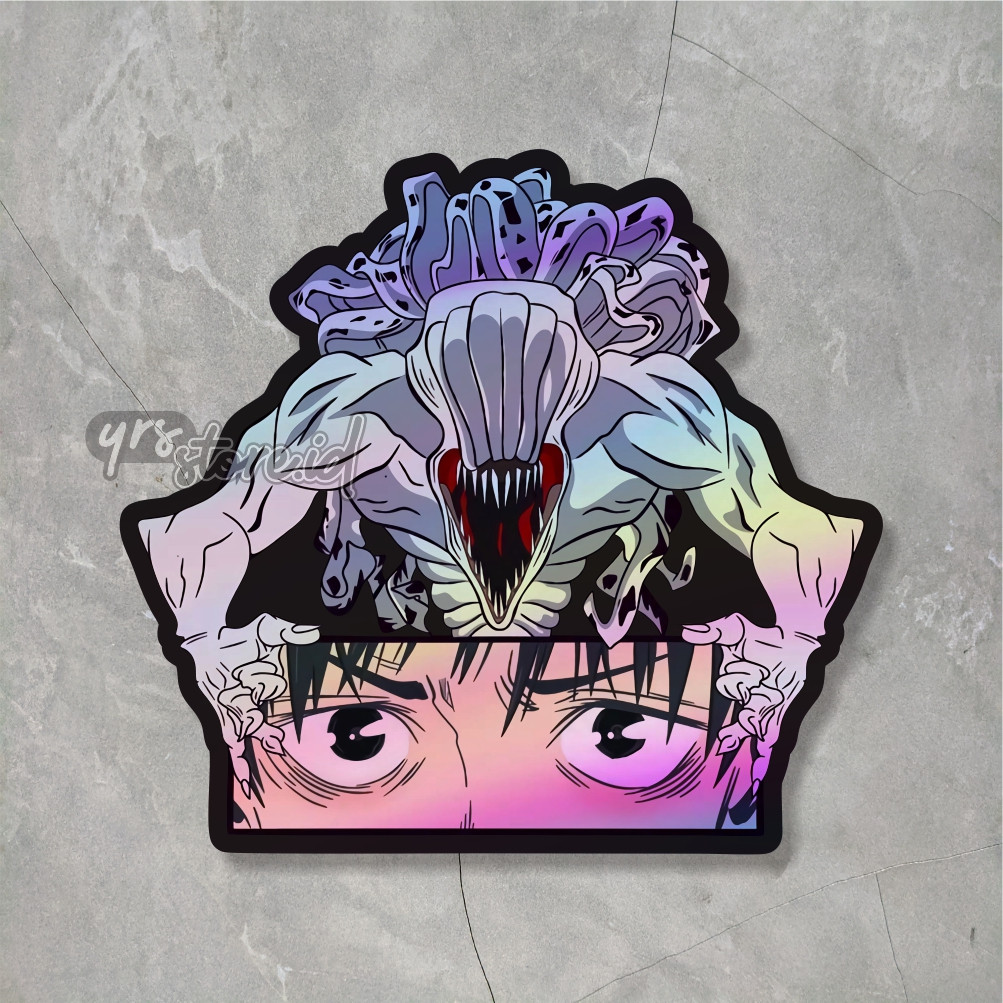 Jual Sticker Anime Hologram Jujutsu Kaisen Yuta Okkotsu Ukuran +- 7 x 6 ...