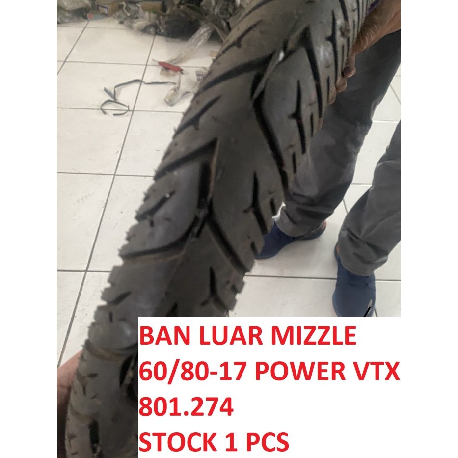 Jual [EXP] BAN LUAR MIZZLE POWER VTX 60/80-17 / RING 17 PRODUKSI LAMA ...