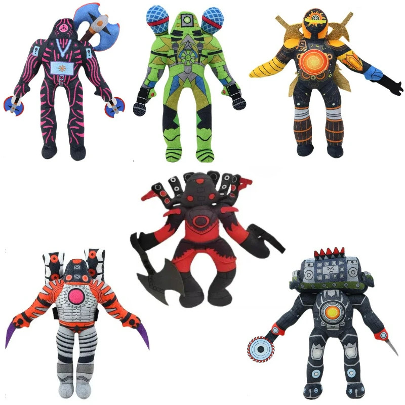 Jual Titan Speakerman Plushies Toys Sinister Clockman Upgrade Stuffed ...