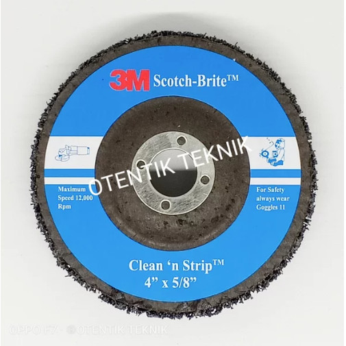 Jual SCOTCH BRITE 3M 4 INCH - CLEAN N STRIP 4 IN X 5-8 IN - GURINDA ...