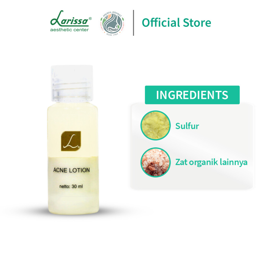Jual Acne Lotion Larissa - Obat totol jerawat | Shopee Indonesia