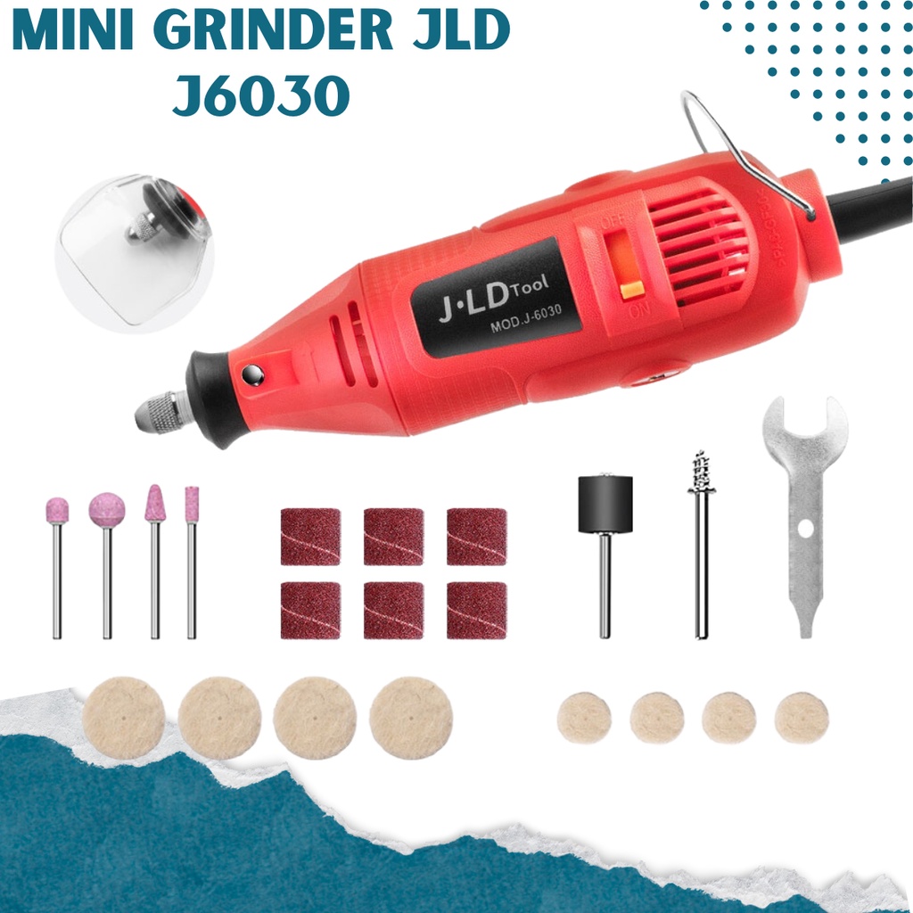 Jual Mesin Mini Grinder JLD TOOL J6030 Mesin Rotary Tools Die Grinda ...